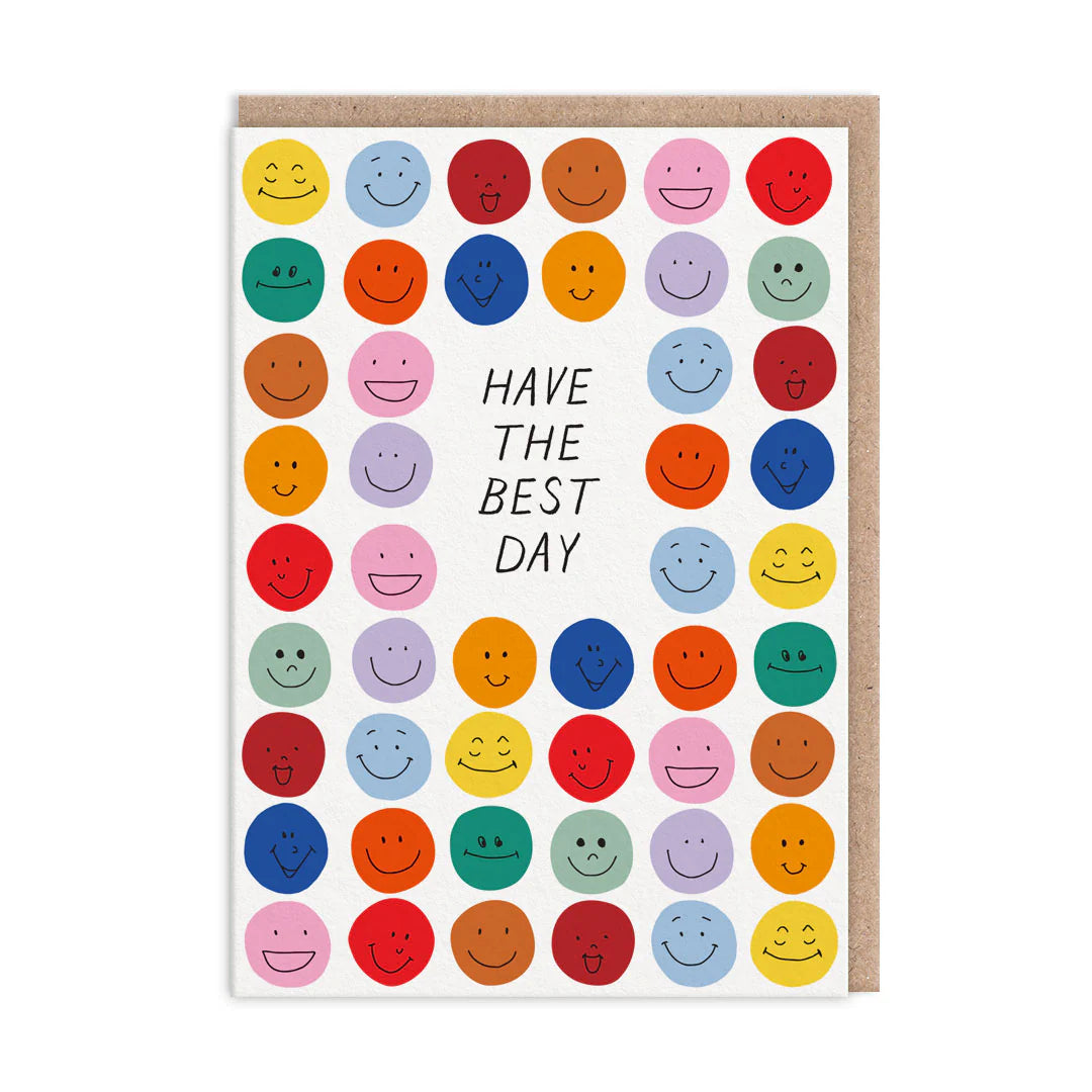 Smileys Have The Best Day Birthday Card – Happydashery