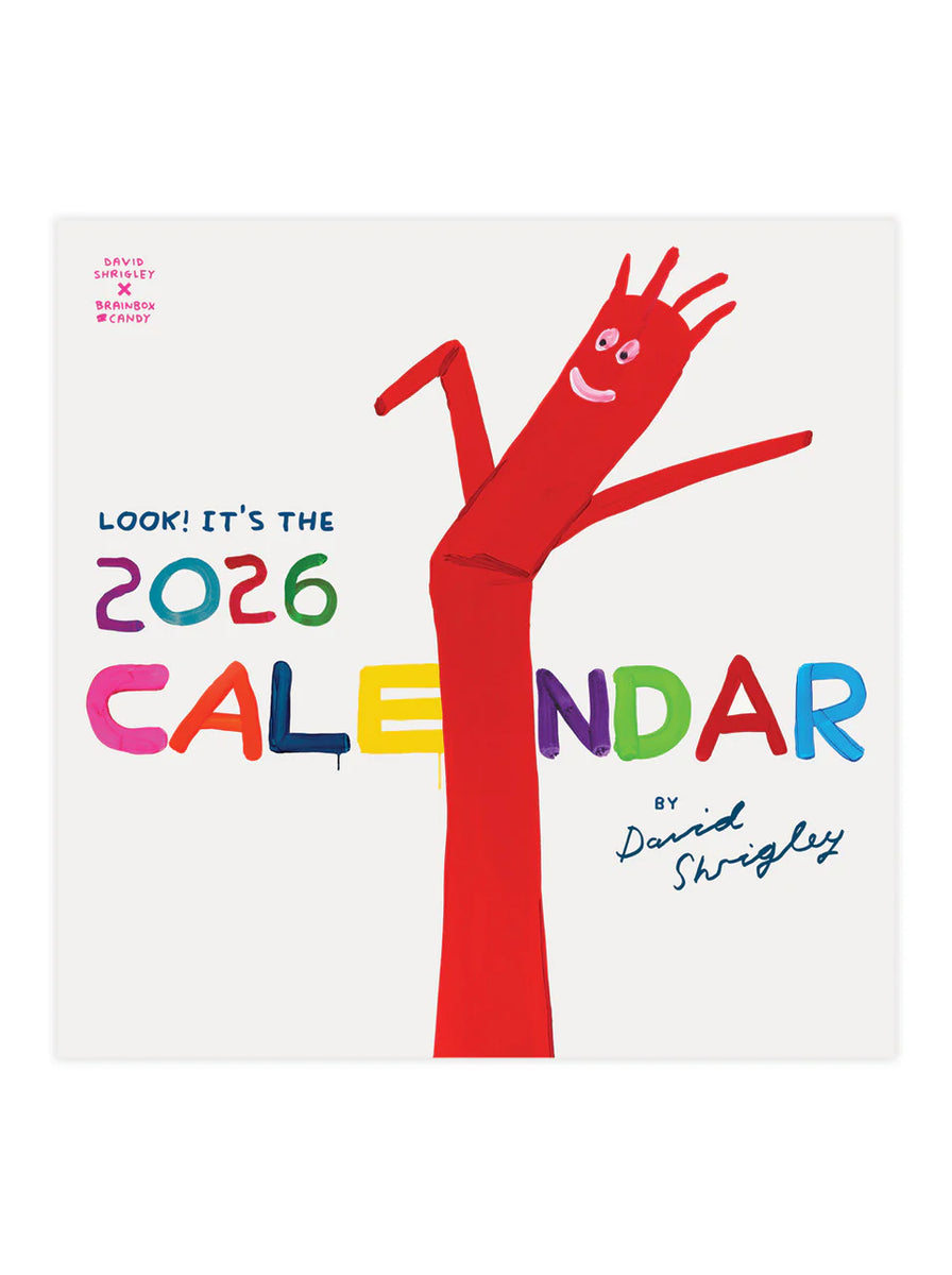 David Shrigley 2026 Calendar – Happydashery