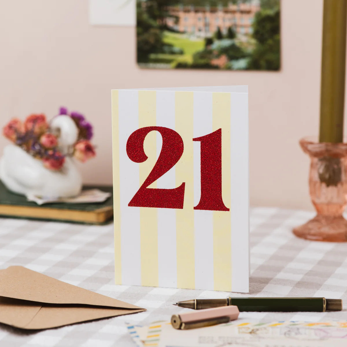 Glitter Age Card - 21 – Happydashery