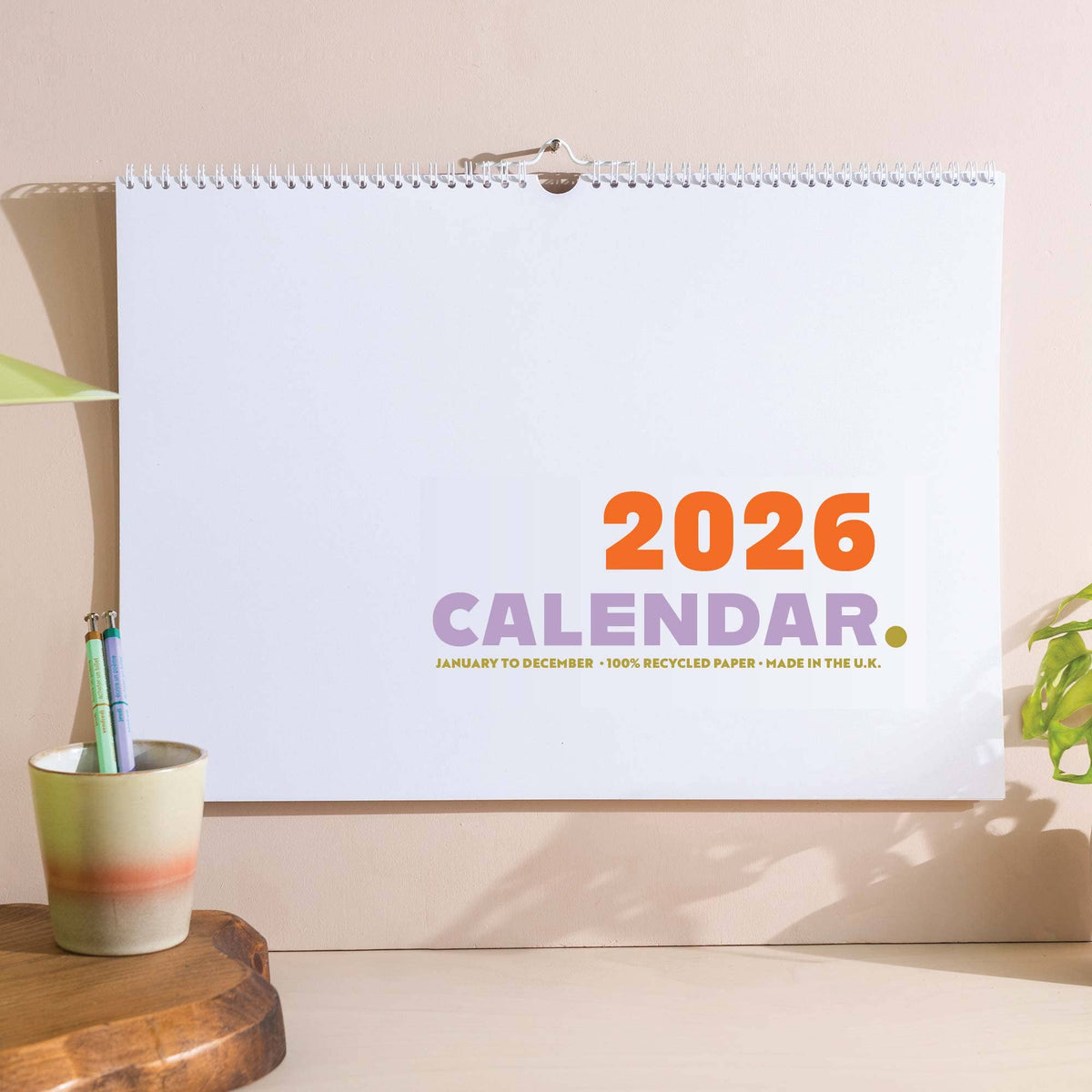 2026 Colour Pop A3 Calendar – Happydashery