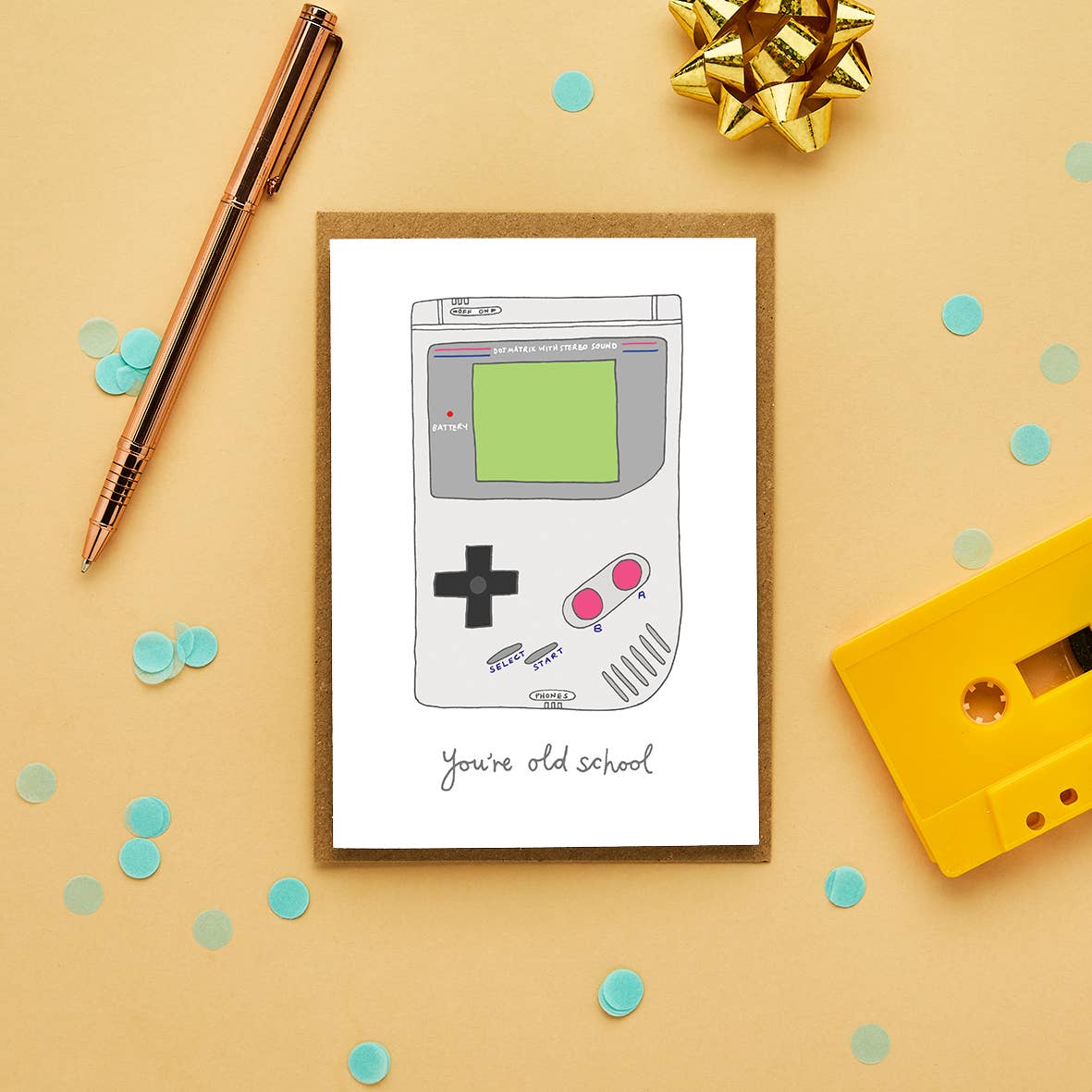 Game Boy Greeting Card – Happydashery