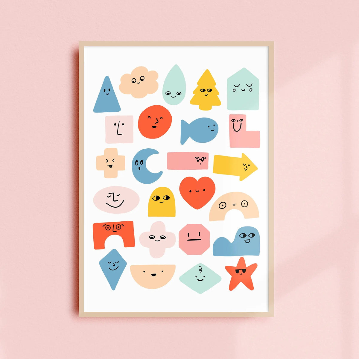 25 Funny Faces A4 Print – Happydashery